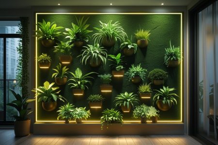 21 Illuminated Plant Wall Ideas to Brighten Up Your Indoor Space – Home ...